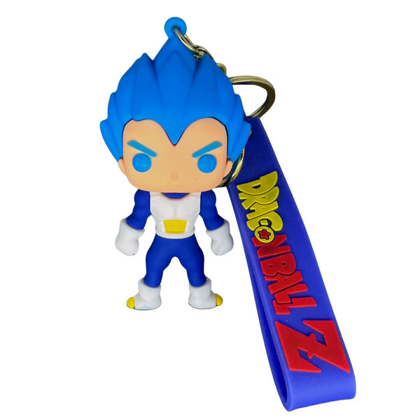 Vegeta Super Saiyan Blue - D2 3D Rubber Keychain - Dragon Ball Z – DBZ ...
