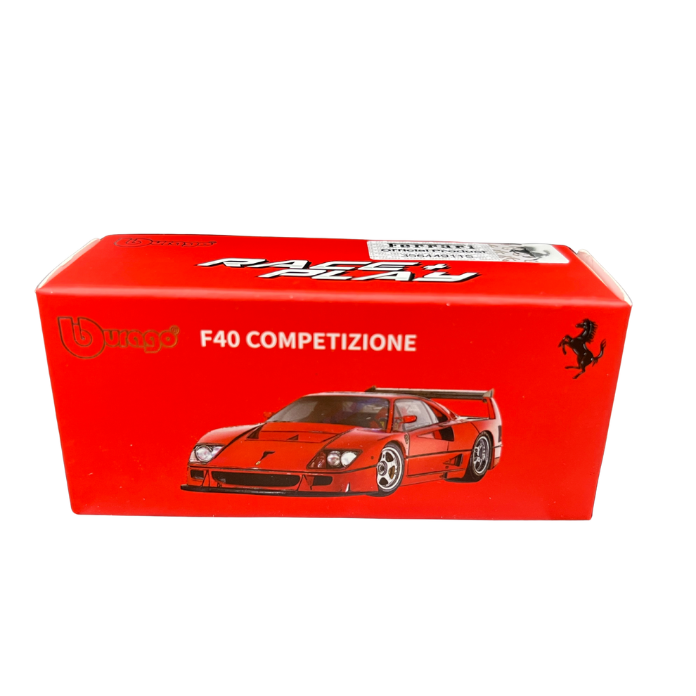 Ferrari F40 Competizione – Bburago 1:64 Scale Die-Cast Model Car ...