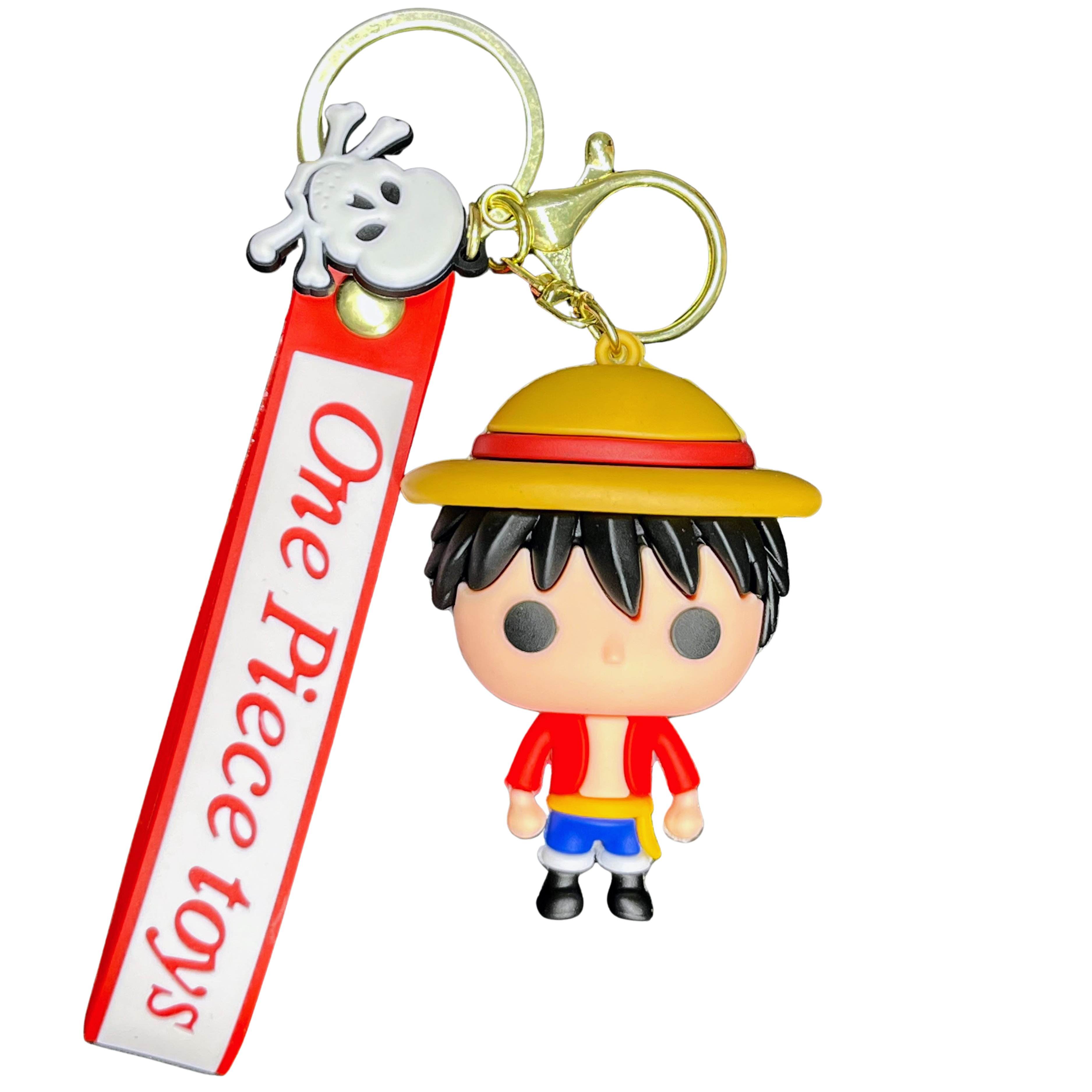 Monkey D. Luffy Bob-Head Key chain- One Piece – Kraft Crate